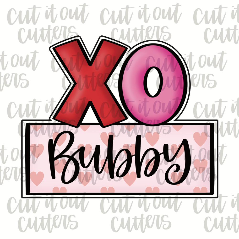 XO Plaque Cookie Cutter – Cut It Out Cutters