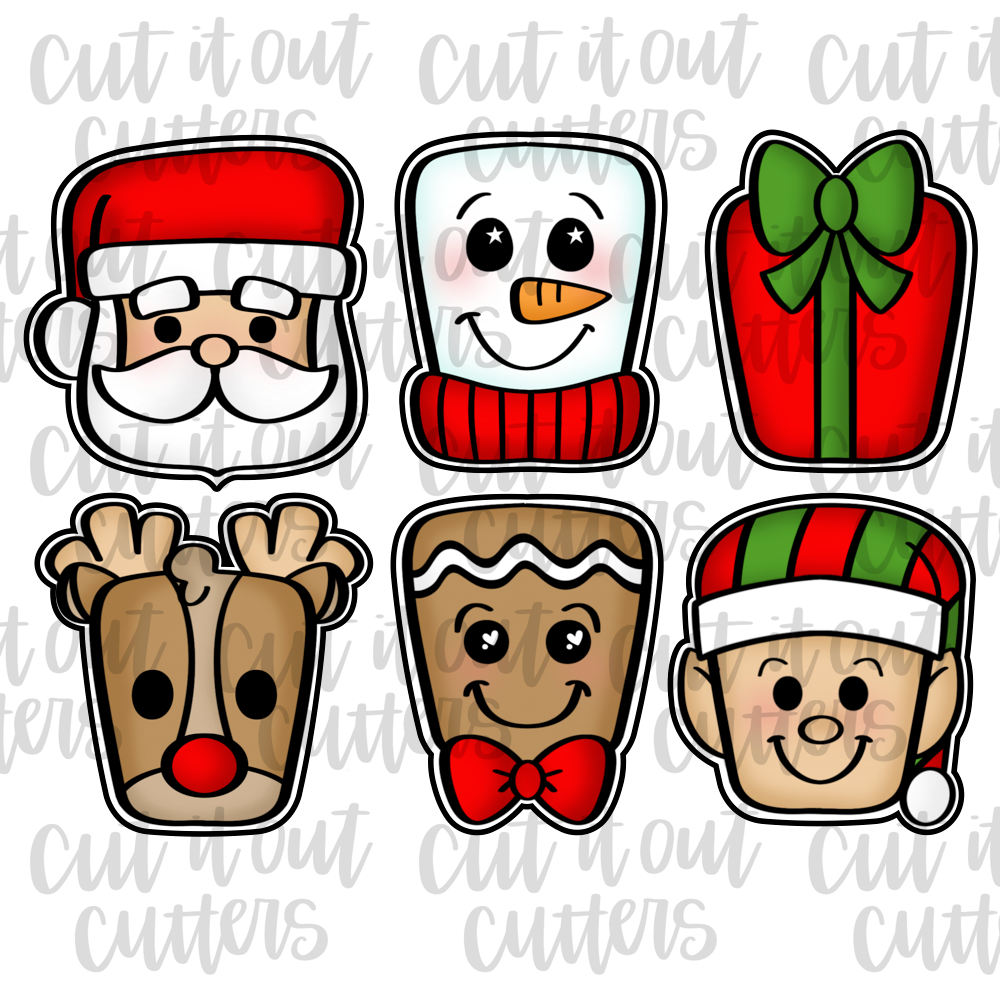 Christmas Tater Tots Cookie Cutter Set – Cut It Out Cutters