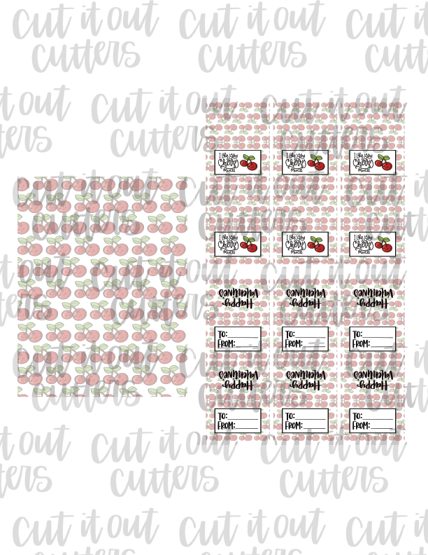 I Like You Cherry Much Tag Bundle - Digital Download – Cut It Out Cutters