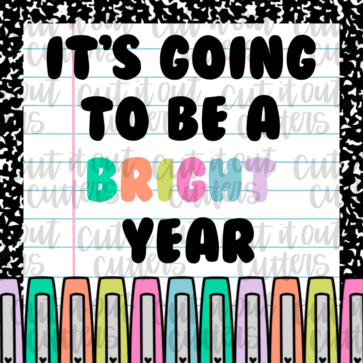 Bright Year/Flair - 2" Square Tags - Digital Download – Cut It Out Cutters