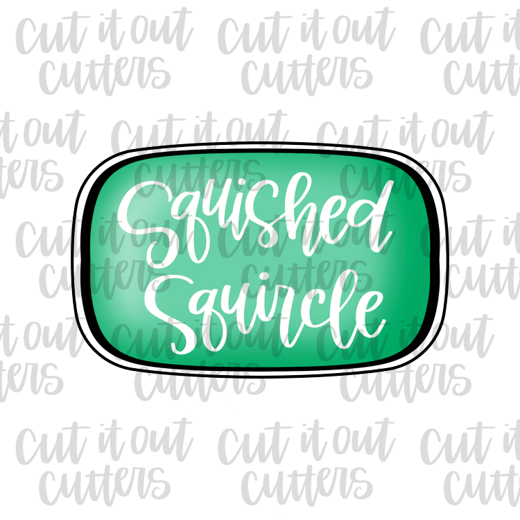 Squished Squircle Cookie Cutter – Cut It Out Cutters