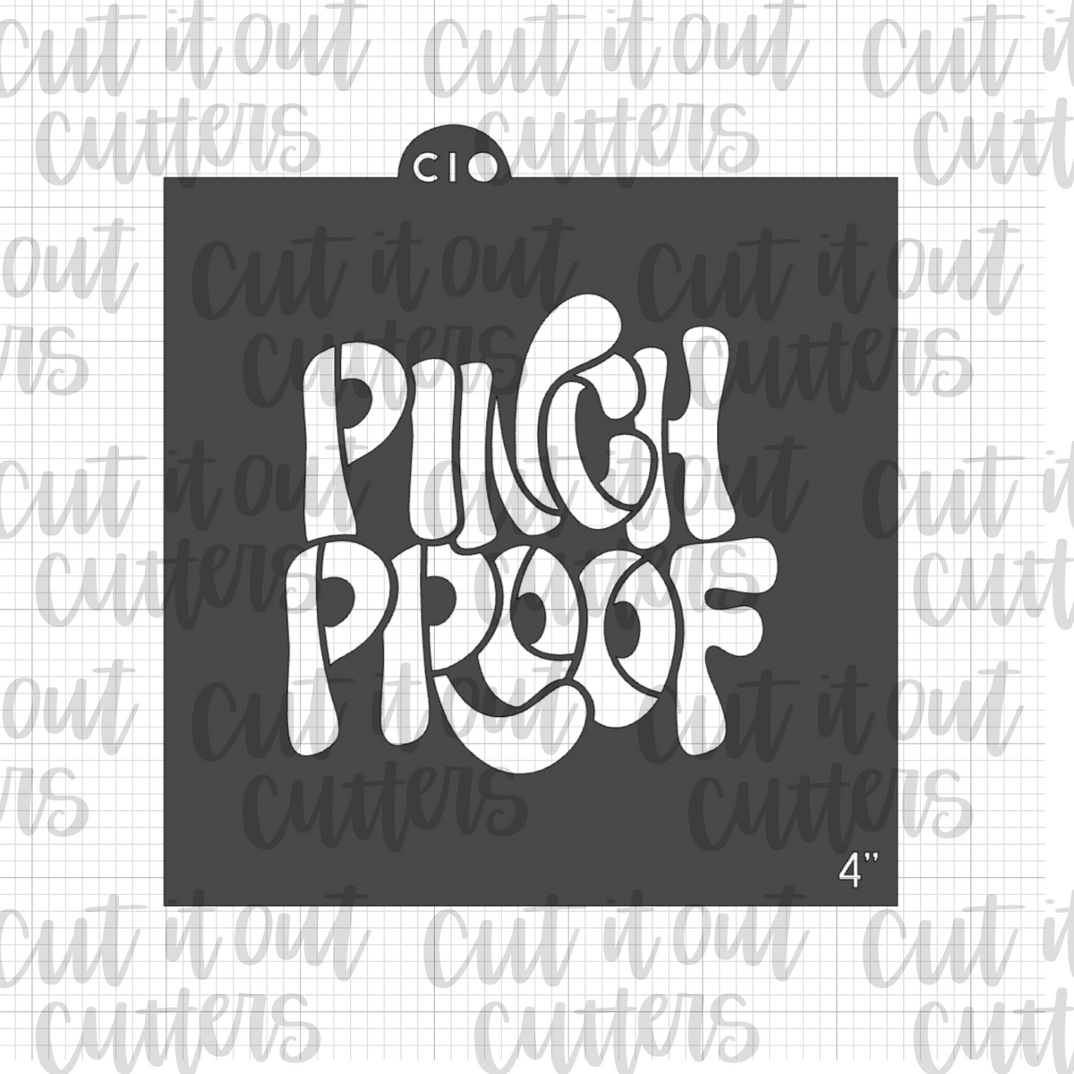 Puffy Pinch Proof Cookie Stencil – Cut It Out Cutters