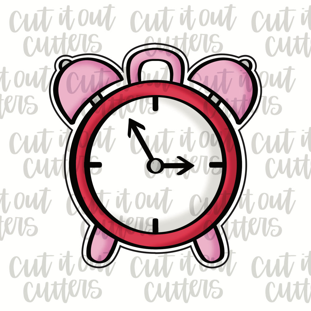 Alarm Clock Cookie Cutter – Cut It Out Cutters