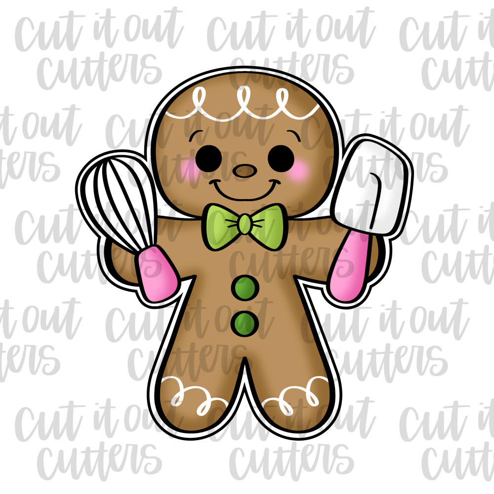 Baking Gingy Cookie Cutter – Cut It Out Cutters