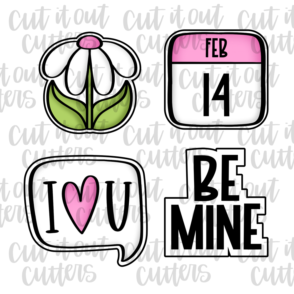 Be Mine Minis Cookie Cutter Set – Cut It Out Cutters