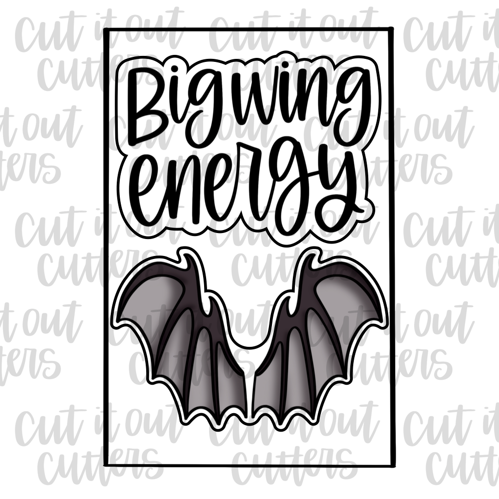 Big Wing Energy Cookie Cutter Set – Cut It Out Cutters