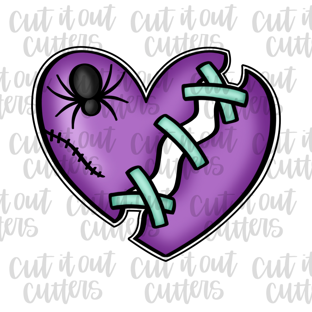 Broken Heart Cookie Cutter – Cut It Out Cutters