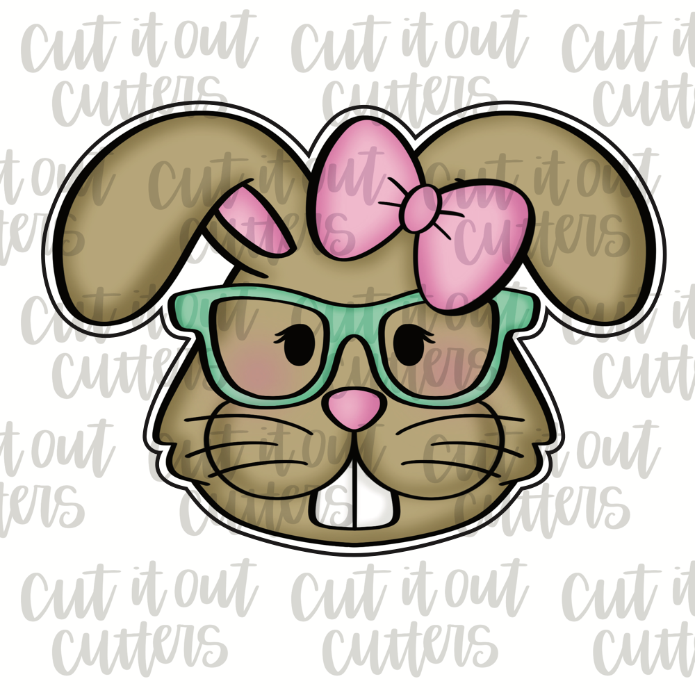 Buck Tooth Girl Bunny Cookie Cutter – Cut It Out Cutters