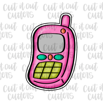 Chunky Cell Phone Cookie Cutter – Cut It Out Cutters