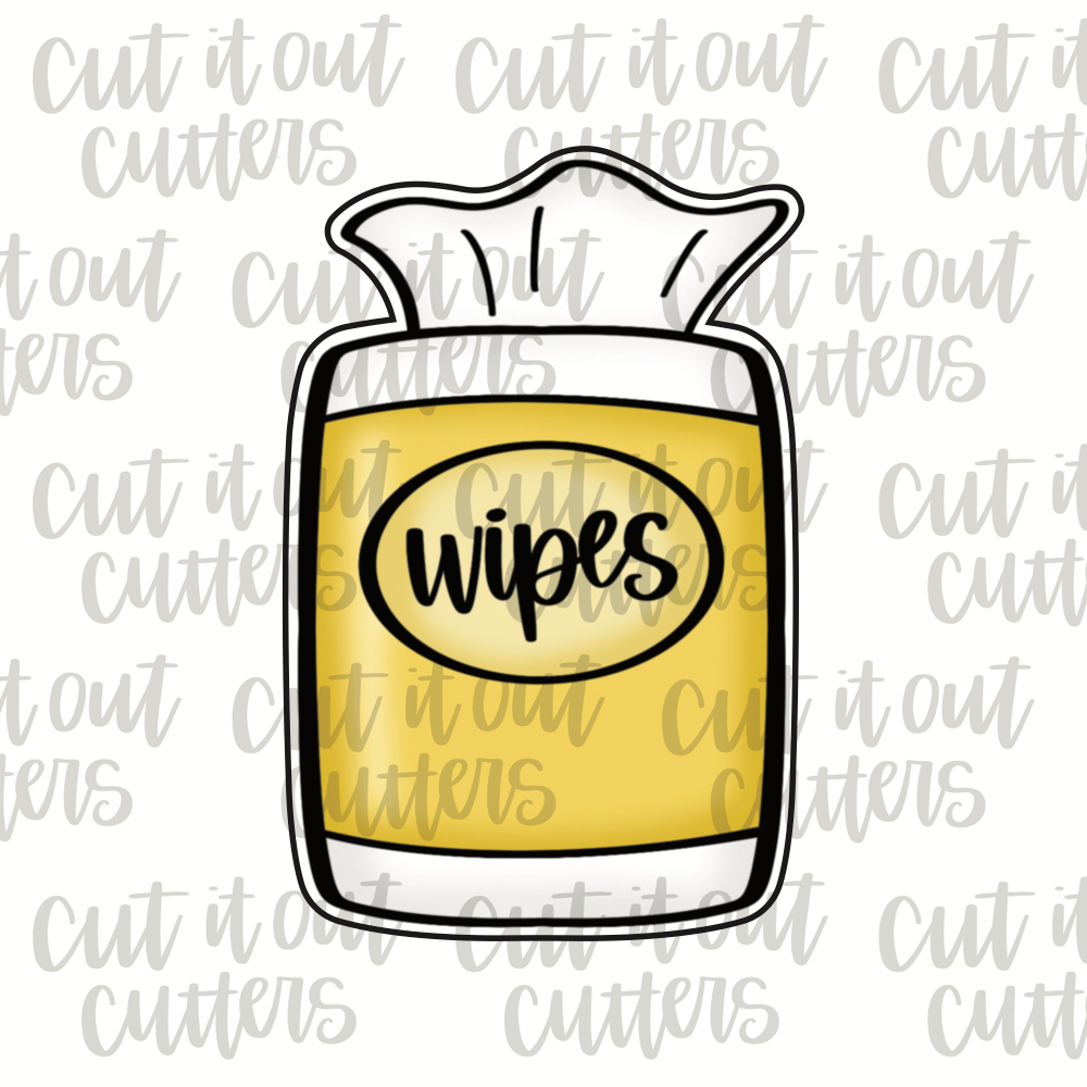 Cleaning Wipes Cookie Cutter – Cut It Out Cutters