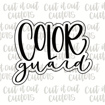 Color Guard Cookie Cutter – Cut It Out Cutters