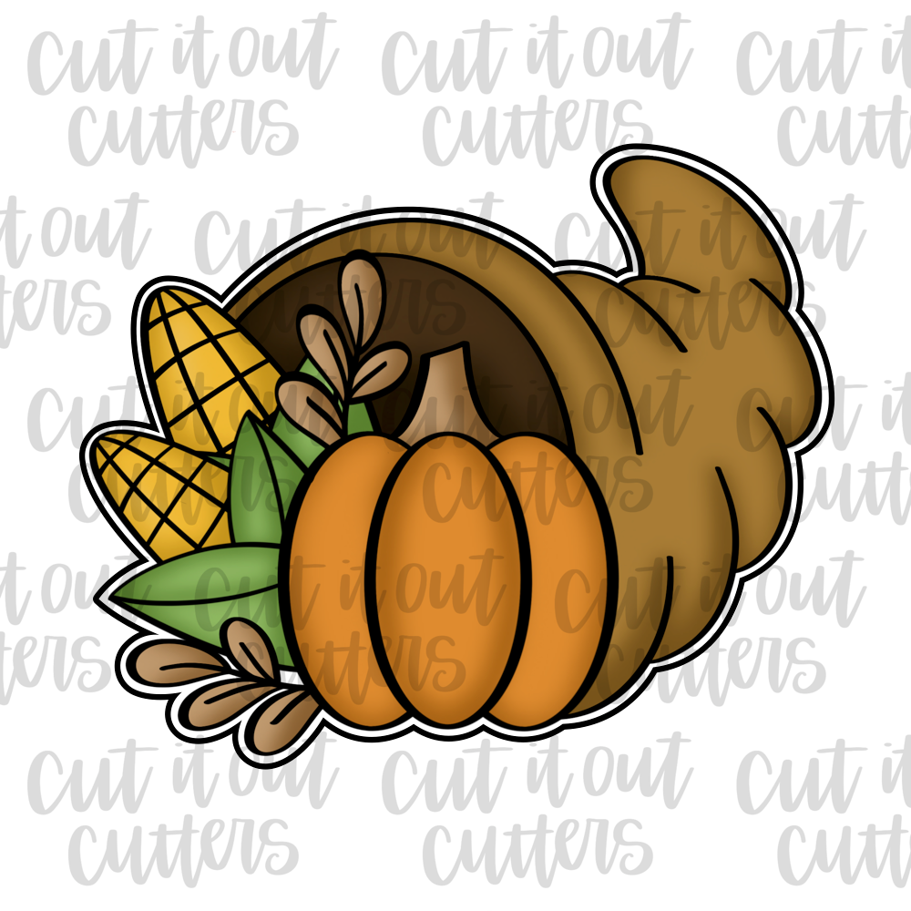 Cornucopia Cookie Cutter – Cut It Out Cutters