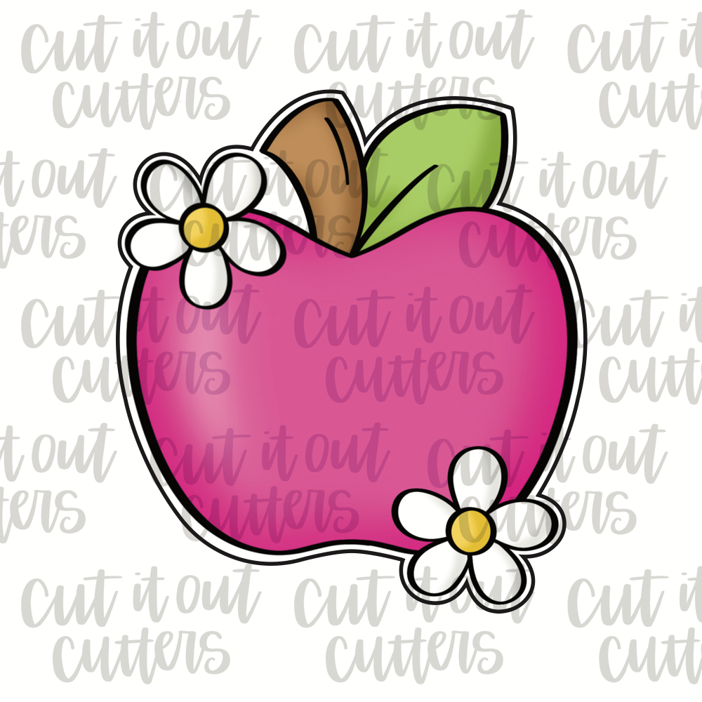 Daisy Apple Cookie Cutter – Cut It Out Cutters