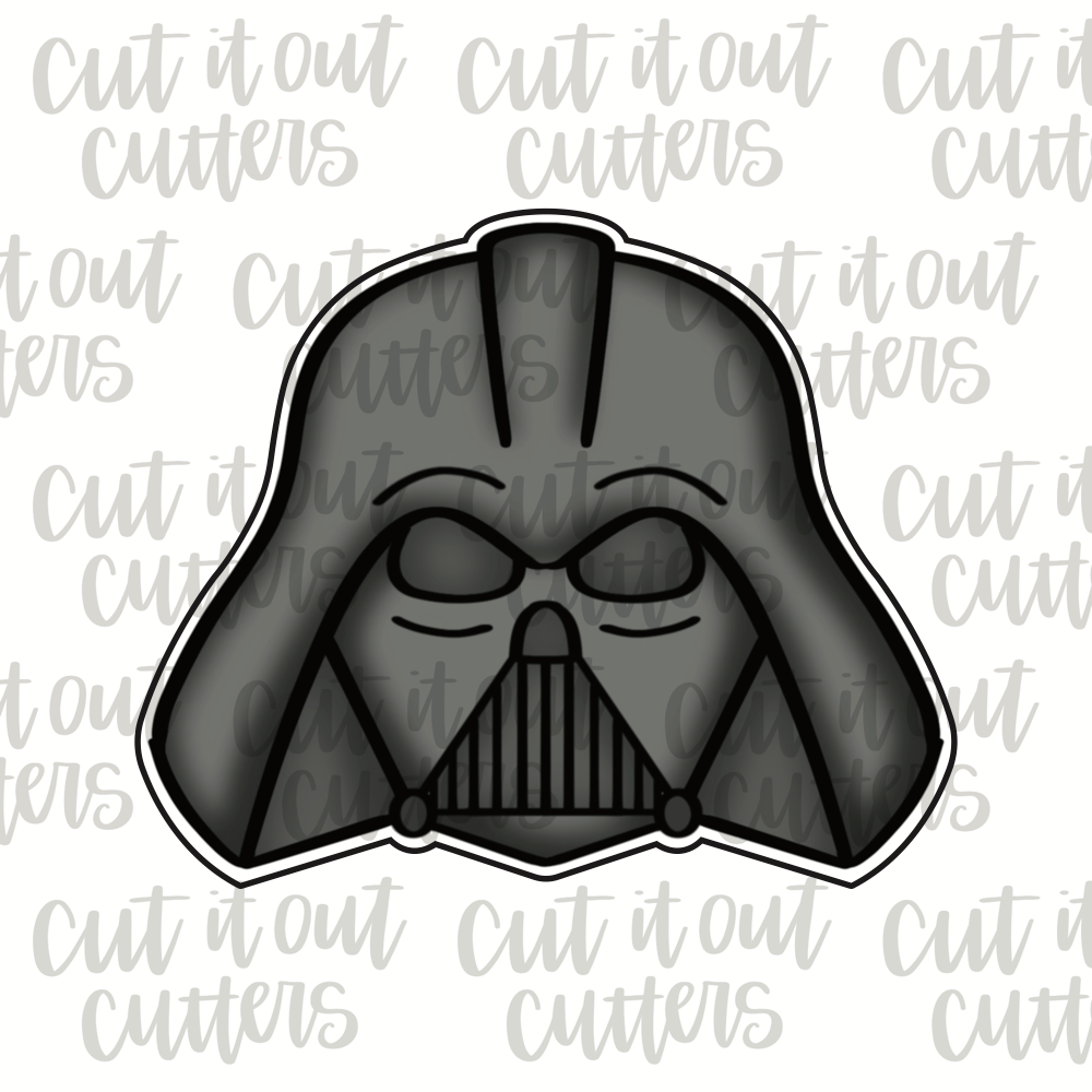 Dark Father Mask Cookie Cutter – Cut It Out Cutters