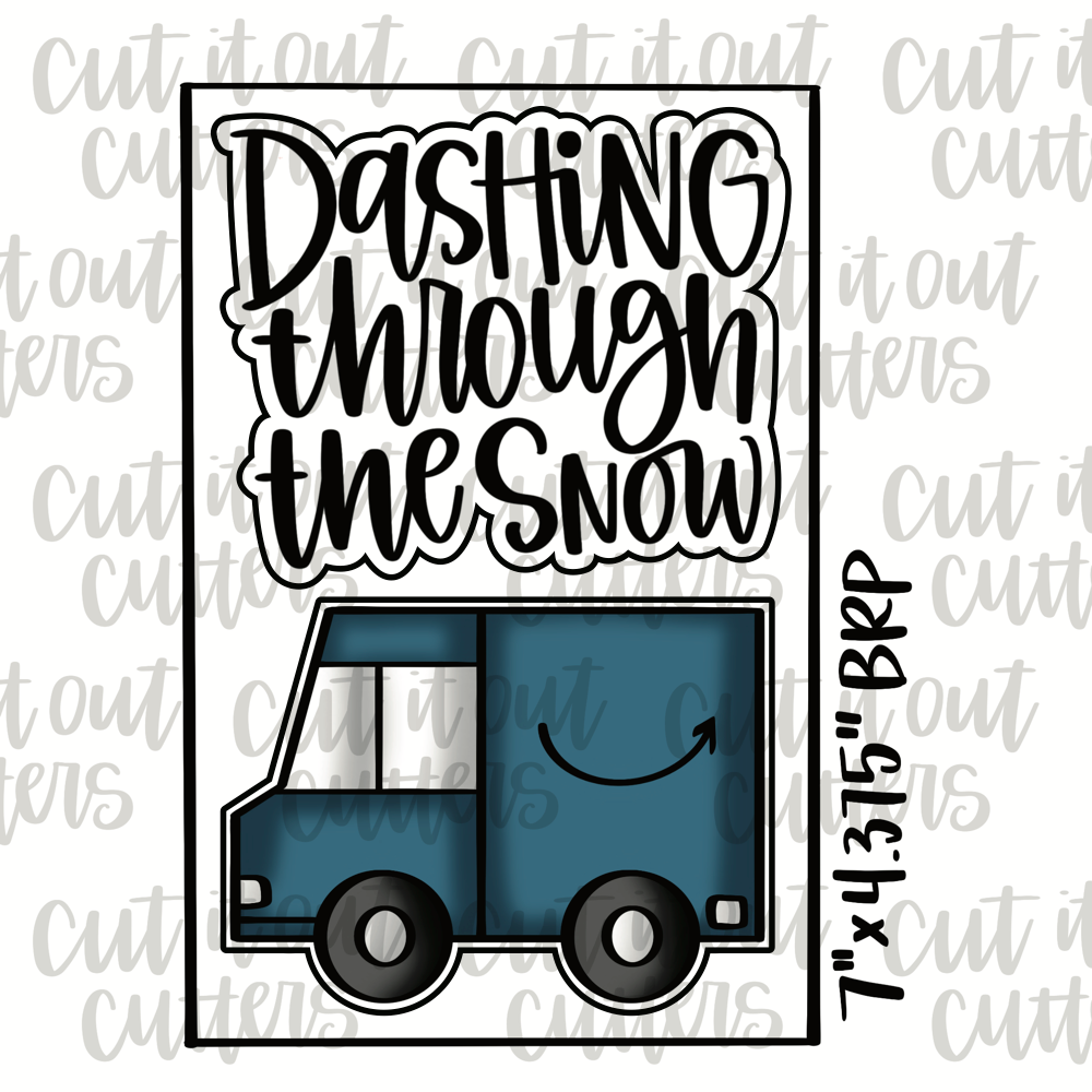 Dashing & Delivery Cookie Cutter Set – Cut It Out Cutters