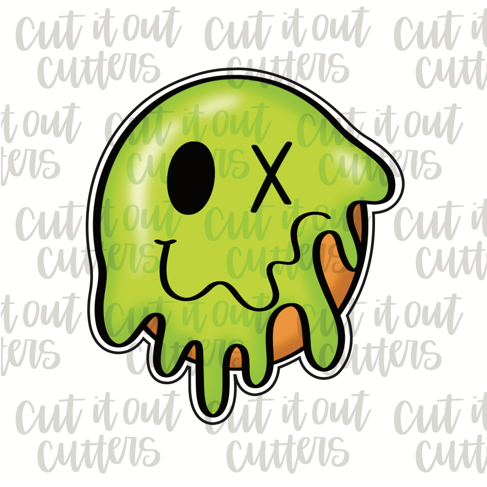 Drippy Happy Face Cookie Cutter – Cut It Out Cutters