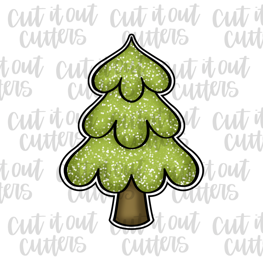 Droopy Tree Cookie Cutter – Cut It Out Cutters