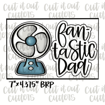Fan-tastic Dad Cookie Cutter Set – Cut It Out Cutters
