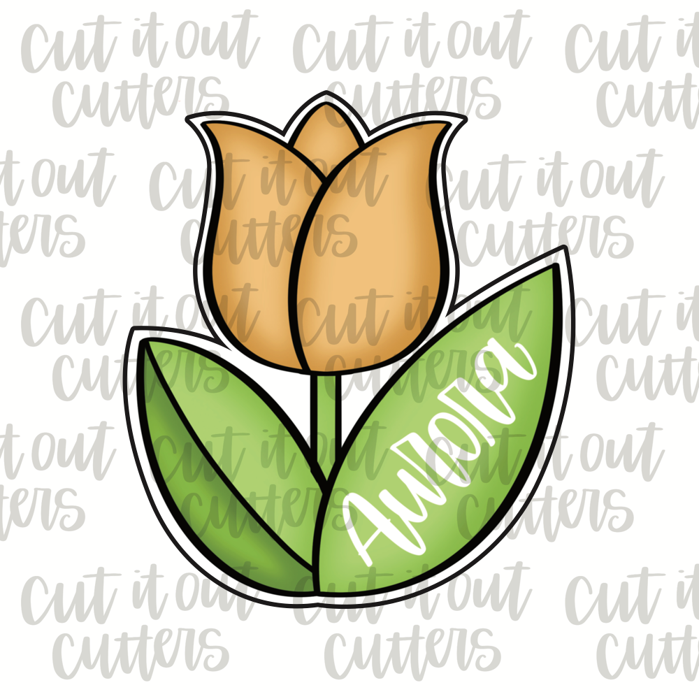 Fat Tulip Leaf Cookie Cutter – Cut It Out Cutters