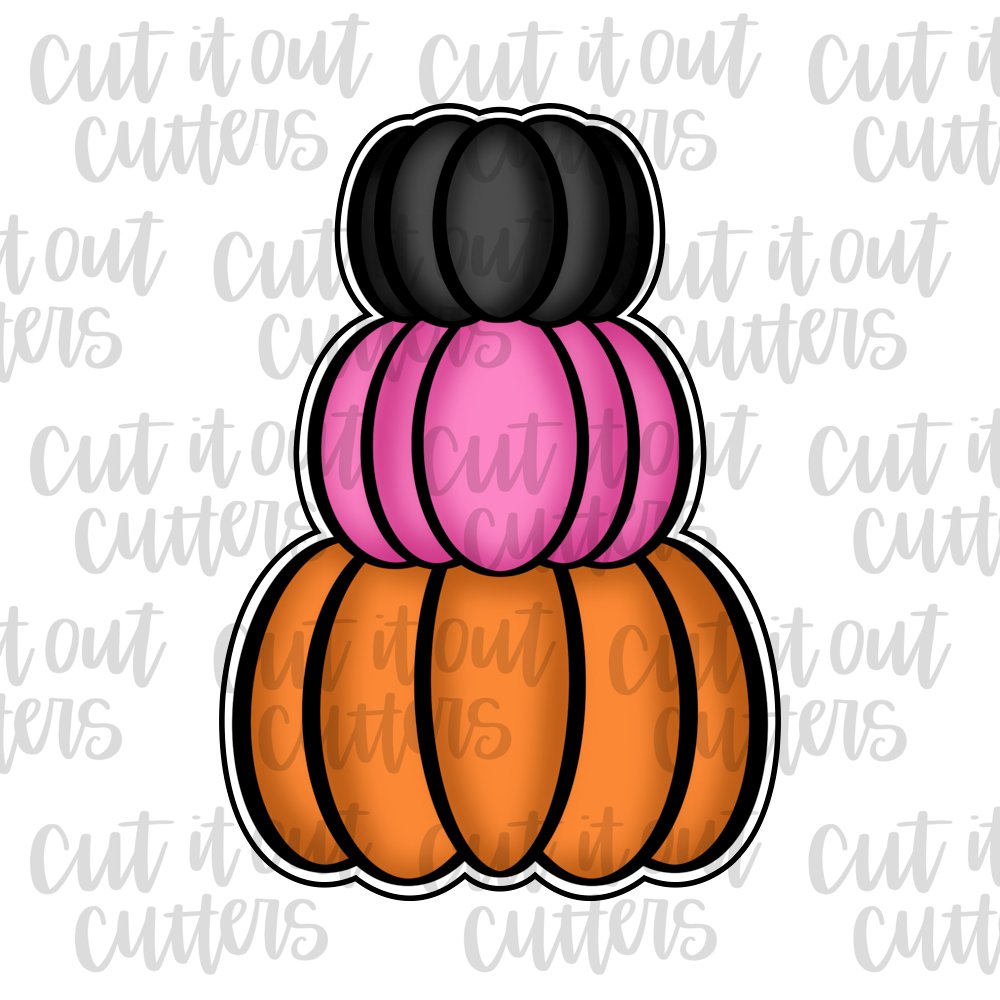 Fat Pumpkin Stack Cookie Cutter – Cut It Out Cutters
