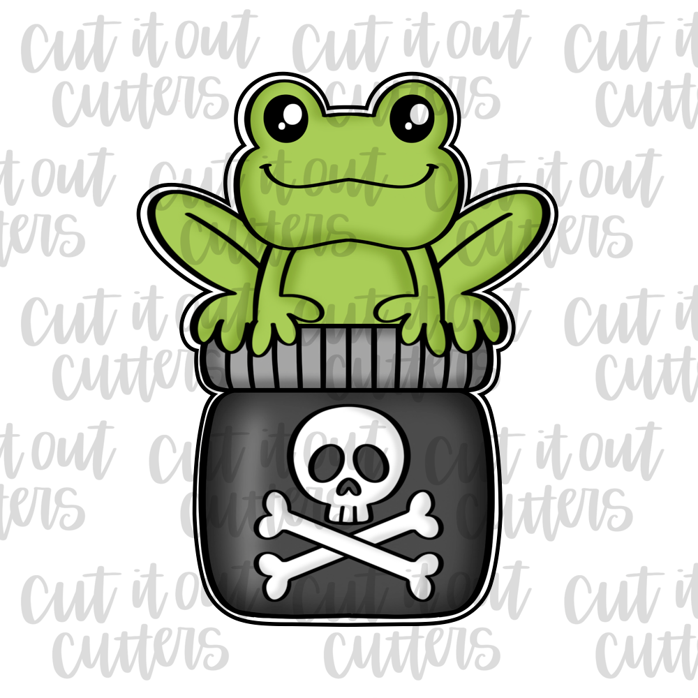 Frog Potion Cookie Cutter – Cut It Out Cutters