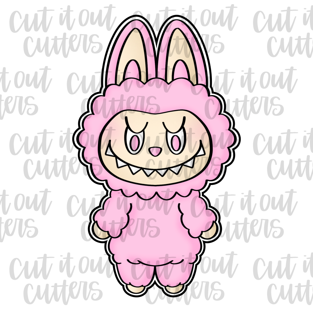 Furry Monster Cookie Cutter – Cut It Out Cutters