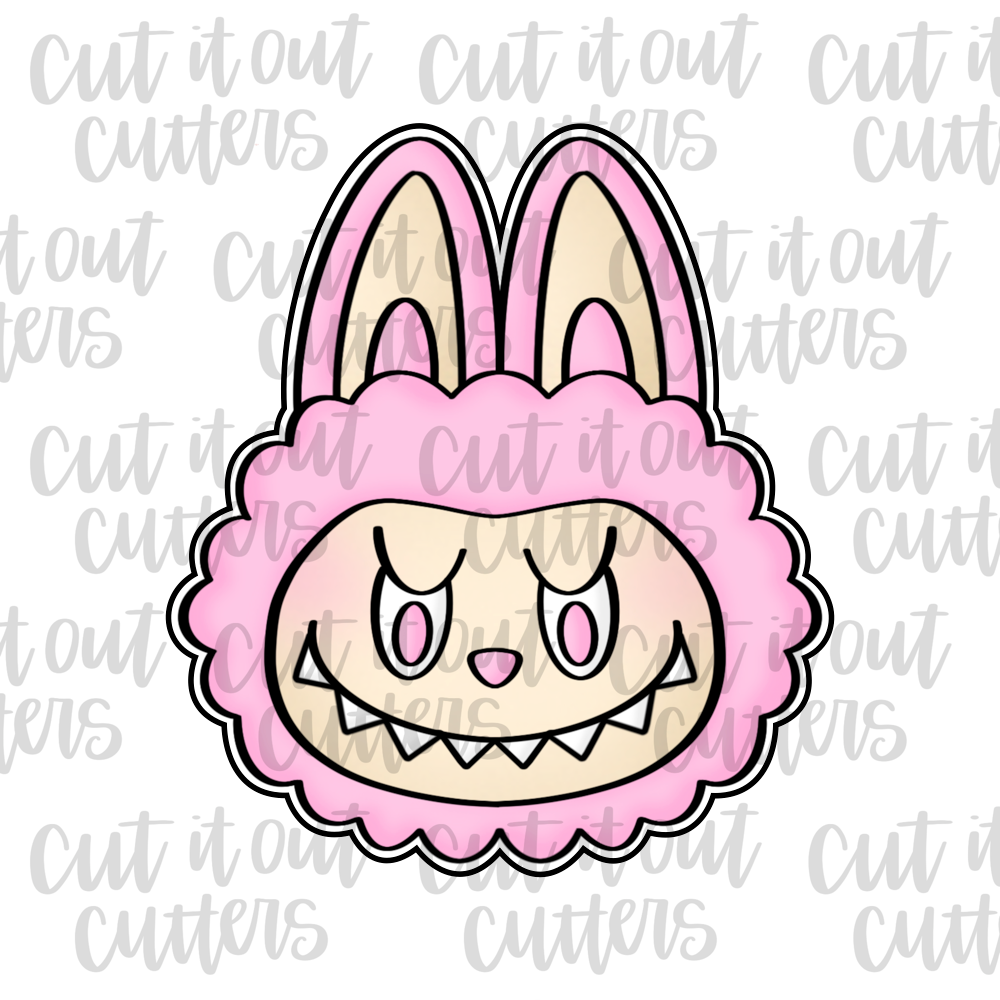 Furry Monster Head Cookie Cutter – Cut It Out Cutters