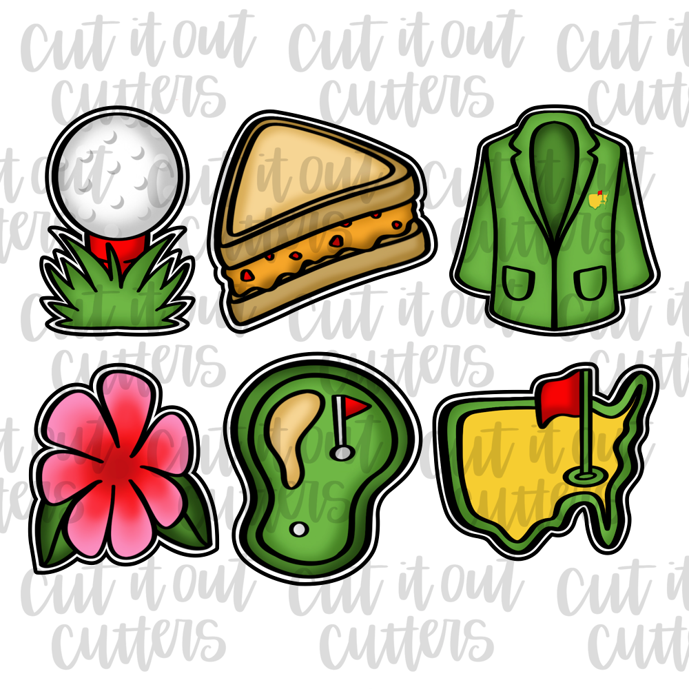 Golf Tradition Cookie Cutter Set – Cut It Out Cutters