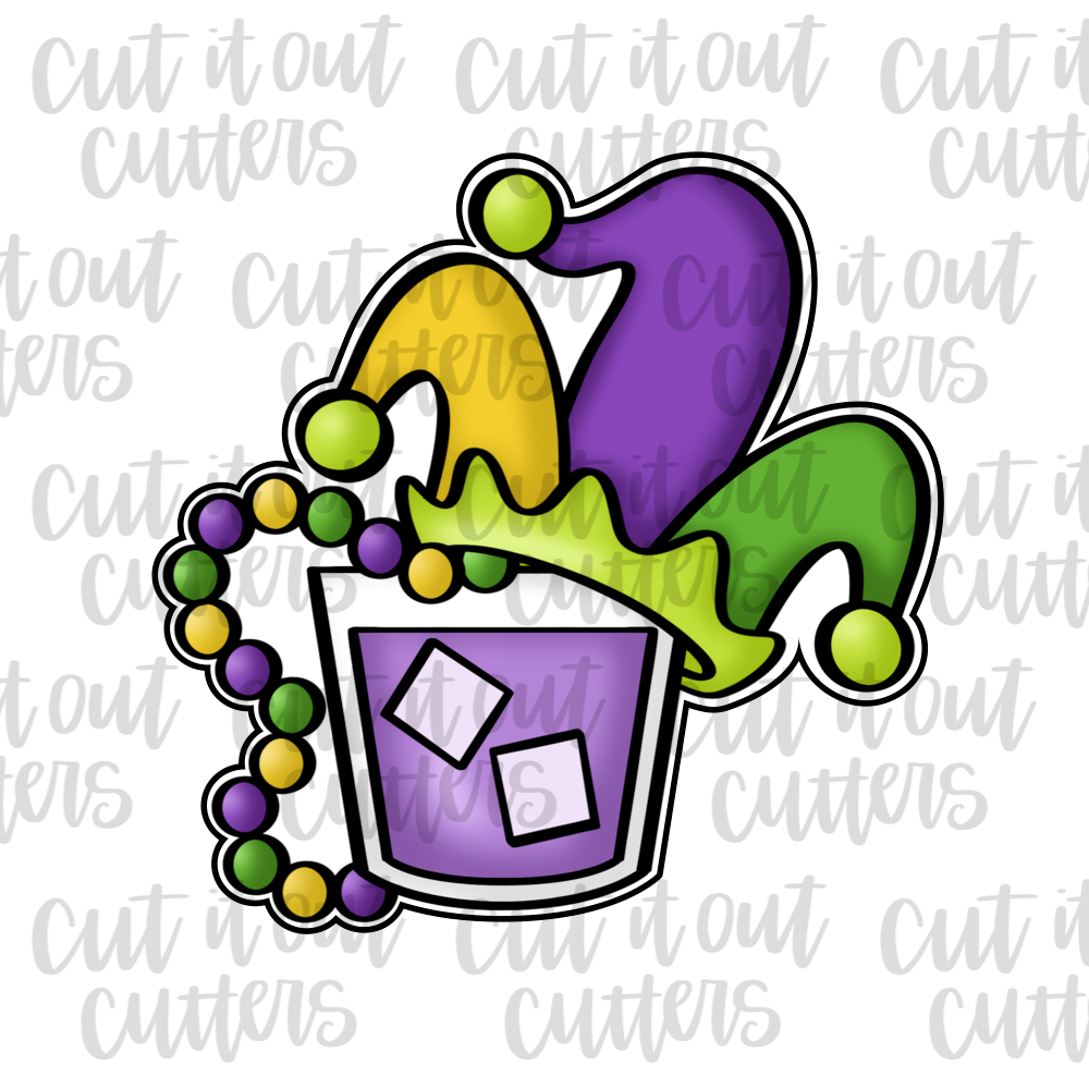 Jester Drink Cookie Cutter – Cut It Out Cutters