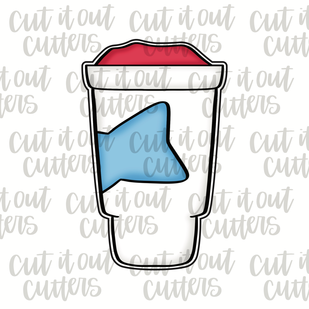 Large Slush Cup Cookie Cutter – Cut It Out Cutters