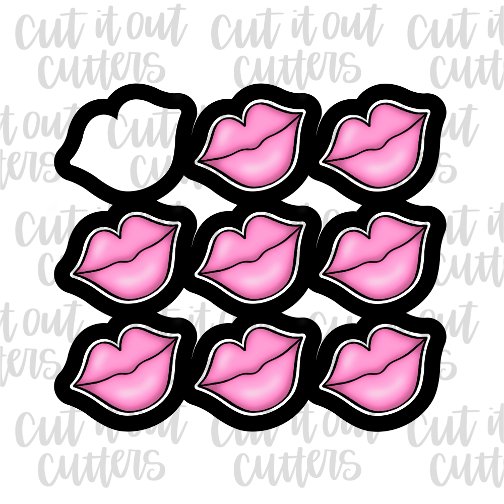 Lip Multi-Cutter Cookie Cutter – Cut It Out Cutters