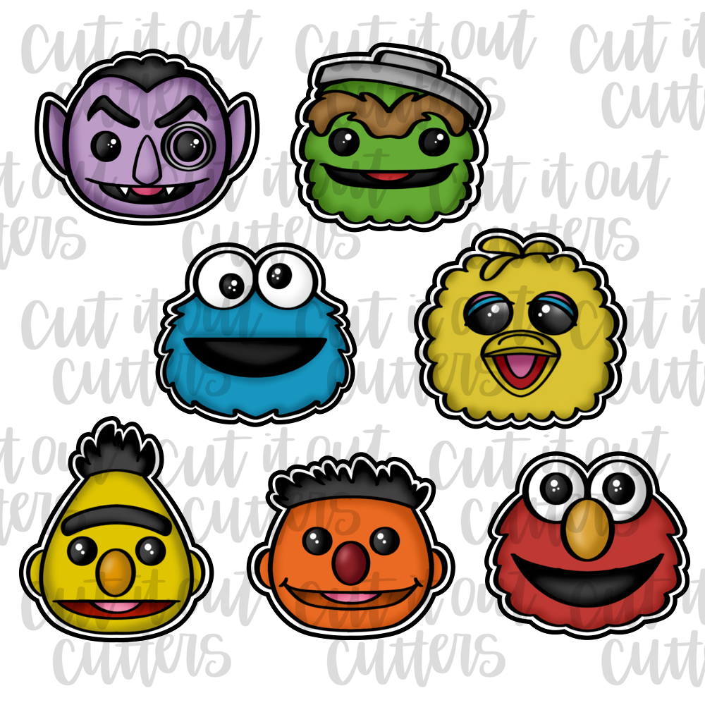 Little Monsters Mini Cookie Cutter Set – Cut It Out Cutters