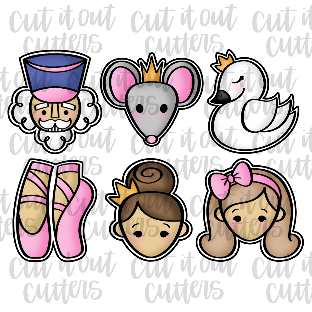 Nutcracker Ballet Cookie Cutter Set Cut It Out Cutters