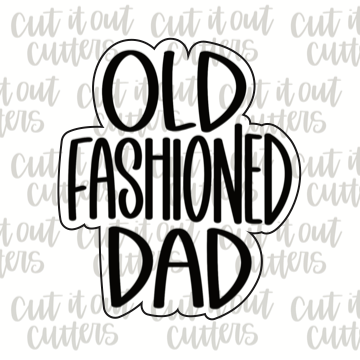 Old Fashioned Dad Cookie Cutter – Cut It Out Cutters