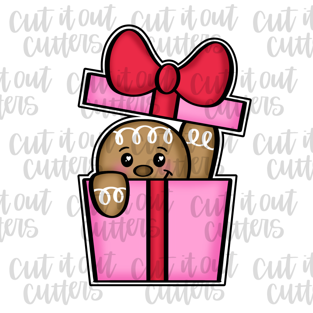 Peeking Gingy Cookie Cutter – Cut It Out Cutters