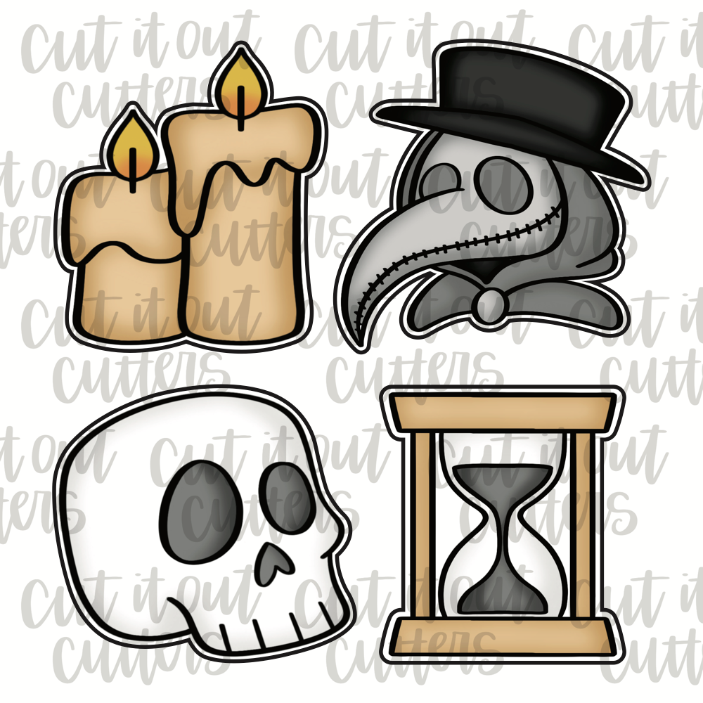 Plague Doctor Mini Cookie Cutter Set – Cut It Out Cutters