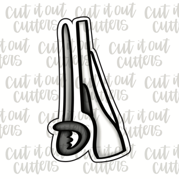 Sabre & Rifle Cookie Cutter – Cut It Out Cutters
