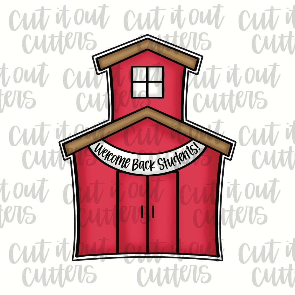 School Building Cookie Cutter – Cut It Out Cutters