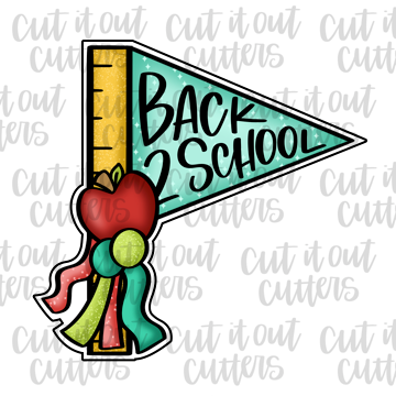 School Flag Cookie Cutter – Cut It Out Cutters