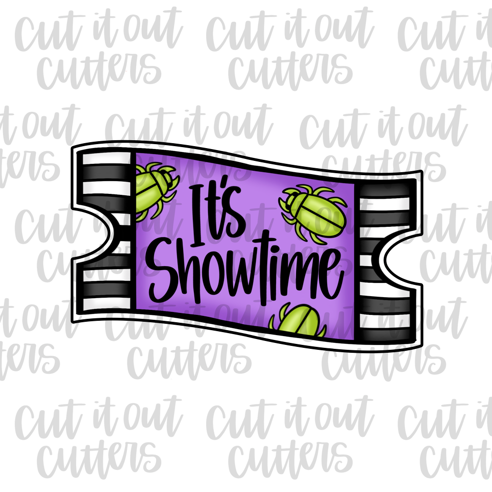 Showtime Ticket Cookie Cutter – Cut It Out Cutters