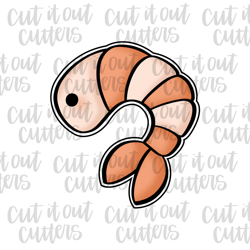 Shrimp Cookie Cutter – Cut It Out Cutters