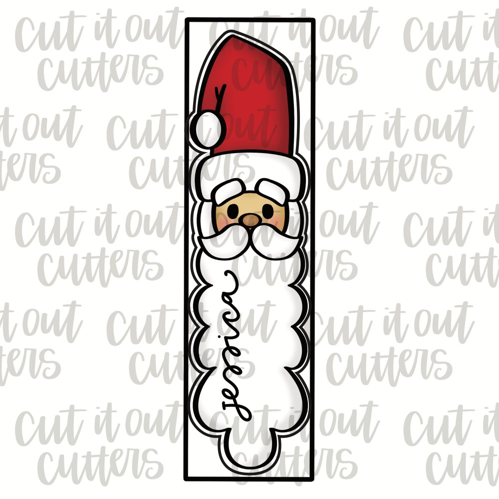 Skinny Santa Cookie Cutter – Cut It Out Cutters