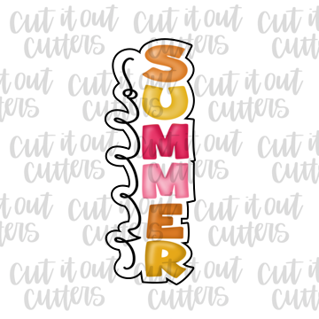 Skinny Thick Hello Summer Cookie Cutter – Cut It Out Cutters