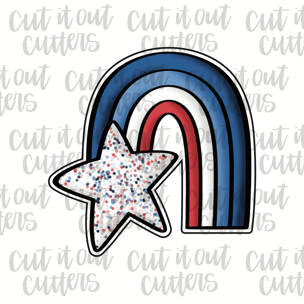 Star Rainbow Cookie Cutter – Cut It Out Cutters