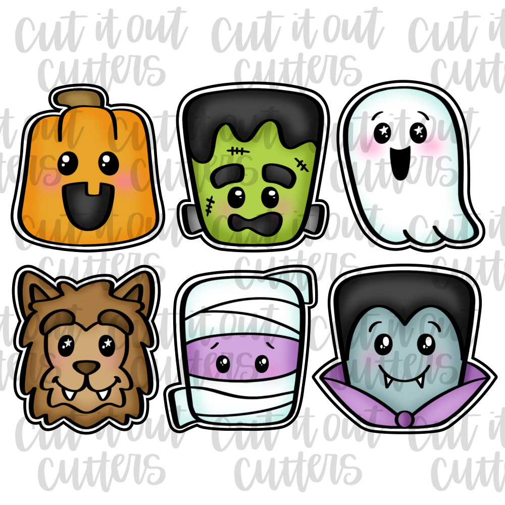 Tater Tot Halloween Mini Cookie Cutter Set – Cut It Out Cutters