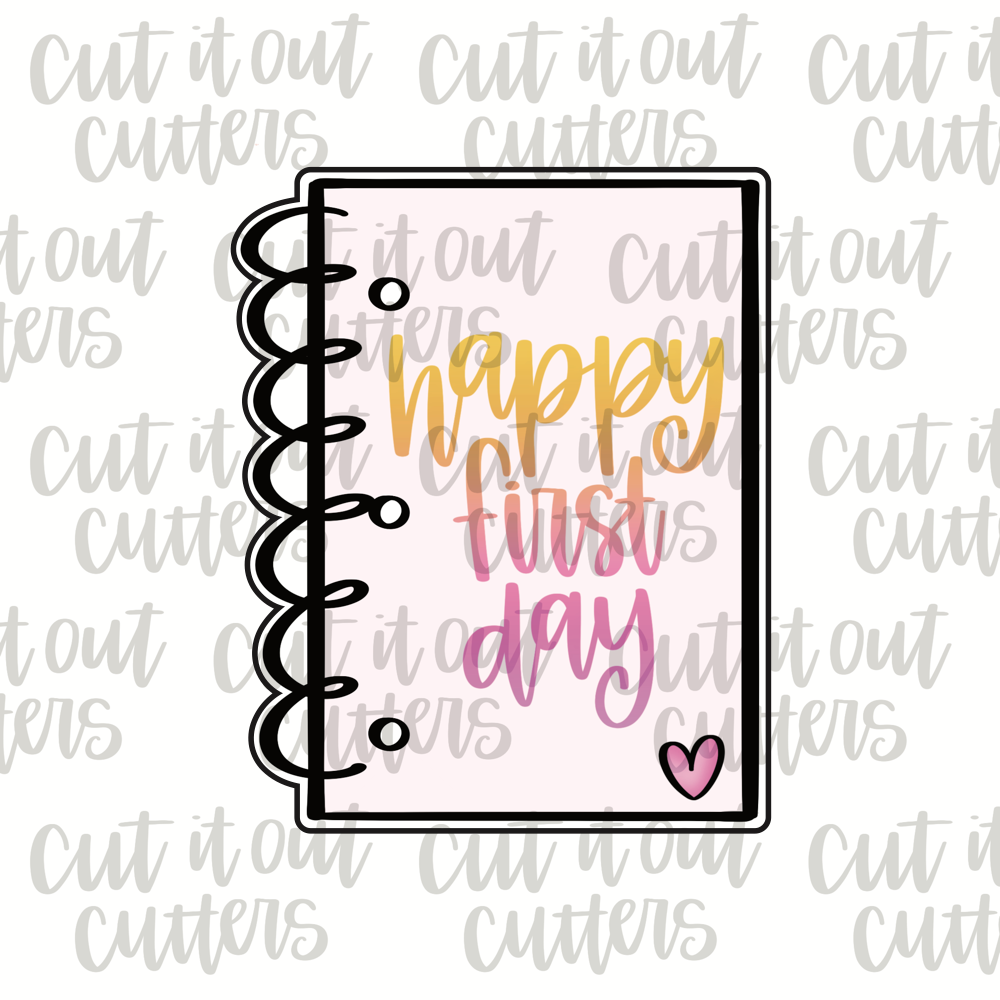 Teacher Notebook Cookie Cutter Set – Cut It Out Cutters