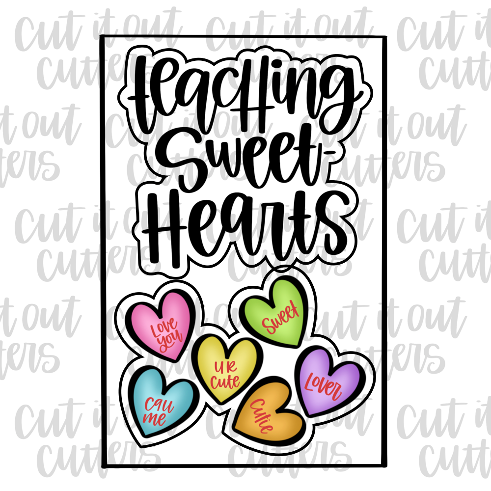Teaching Sweethearts Cookie Cutter Set – Cut It Out Cutters