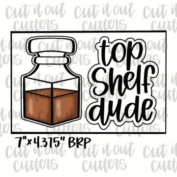 Top Shelf Dude & Decanter Cookie Cutter Set – Cut It Out Cutters