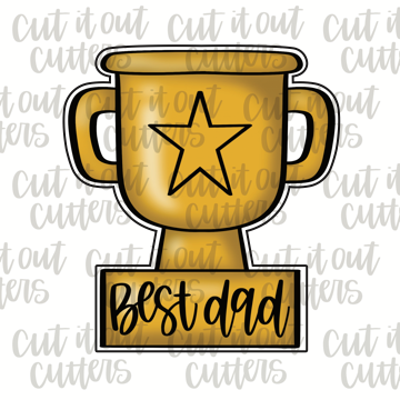 Trophy 2 Cookie Cutter – Cut It Out Cutters