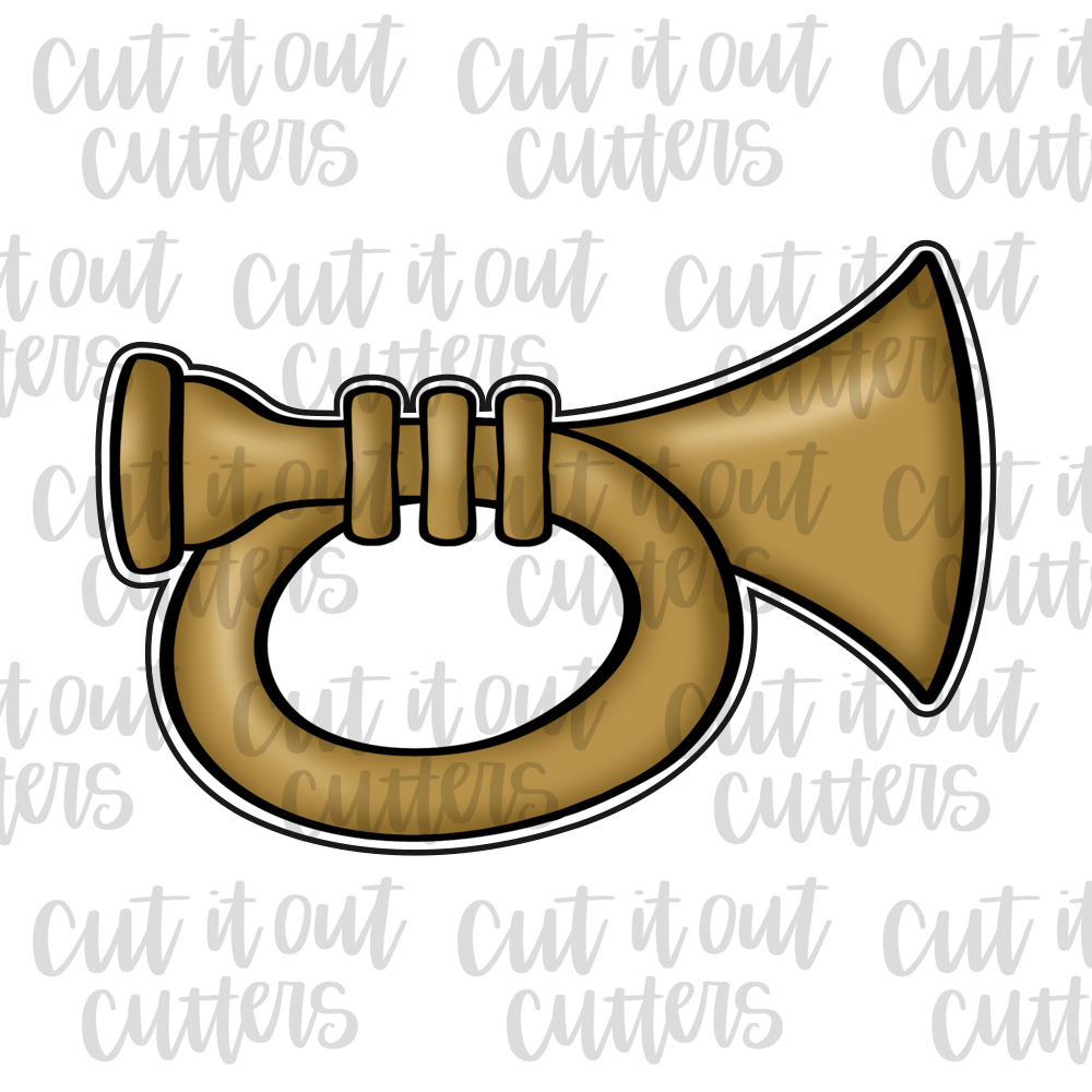 Trumpet Cookie Cutter – Cut It Out Cutters